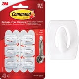Command Strips 17006 Mini Adhesive Hooks - Walmart.com