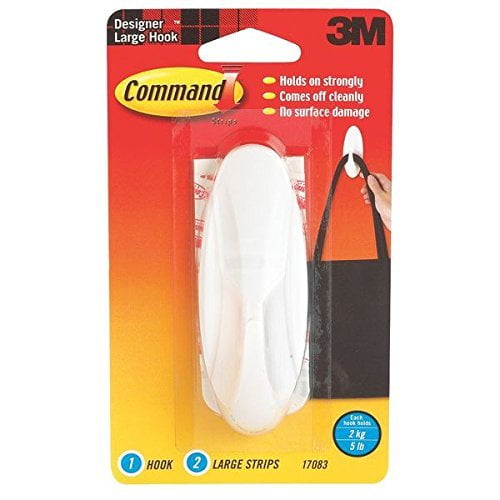 Command Strips 17083 Large Command Designer Hook - Walmart.com