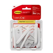 Command Wire Hook, White, Large, 1 Hook, 2 Strips/Pack - Walmart.com