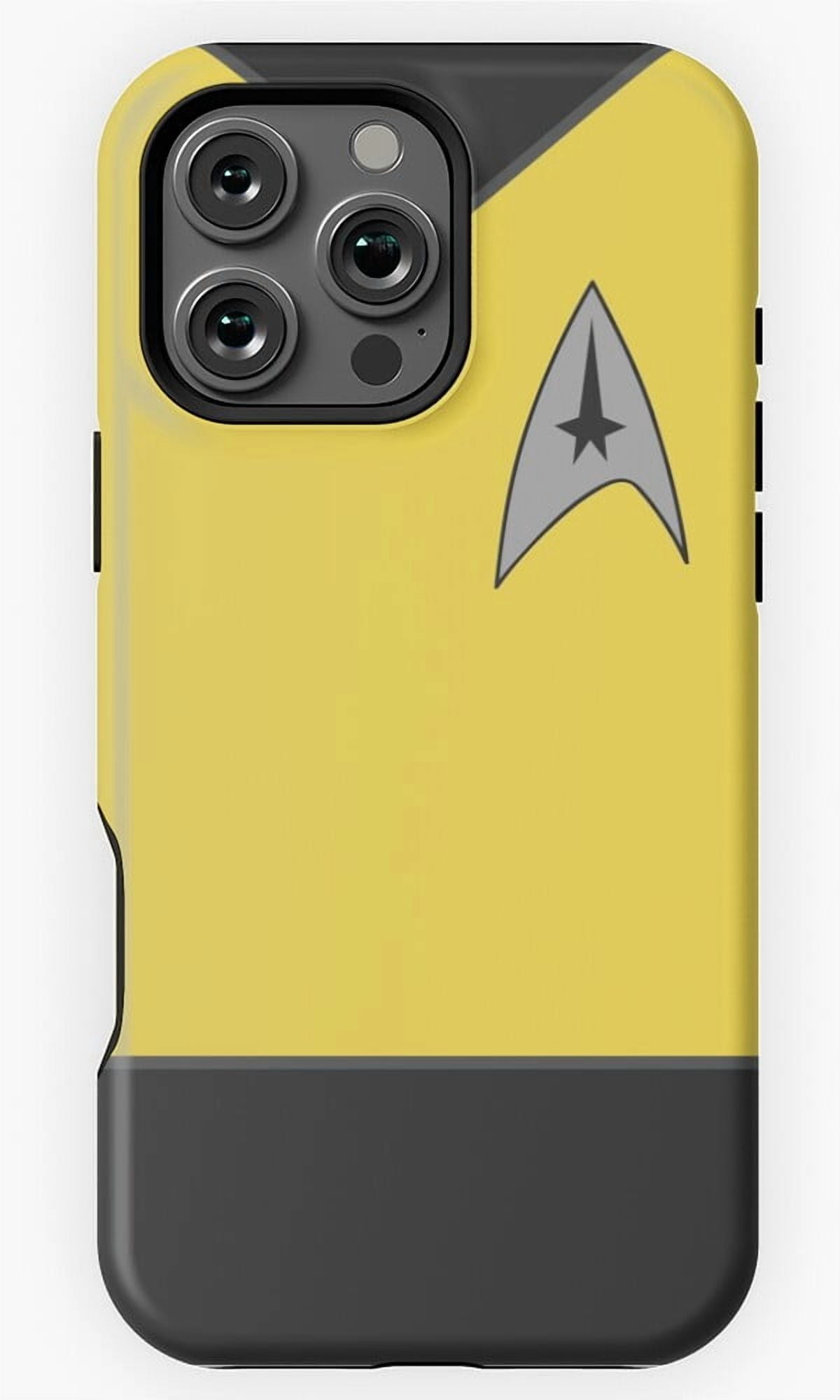 Command Yellow Solid Color Phone Case Compatible with iPhone 11 to 16 ...