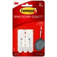 Command wire hook, white, medium, 2 hooks, 3 strips/pack, 5 pack ...
