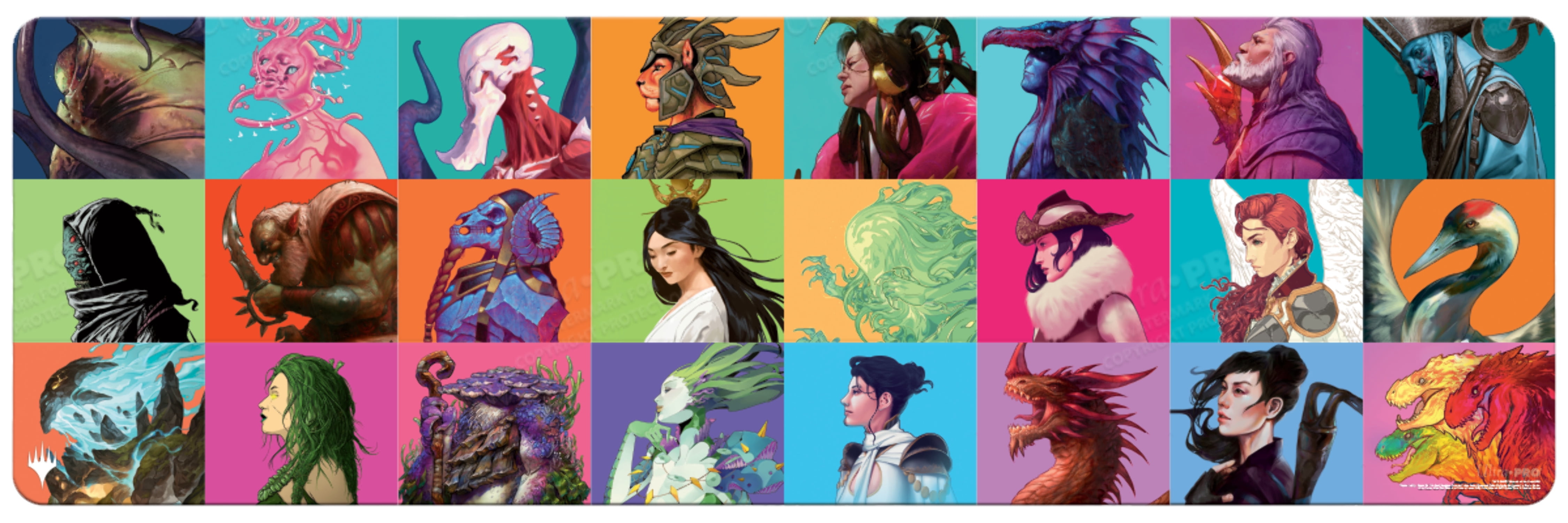 Commander Masters Pop Collage 8ft Table Playmat for Magic: The ...