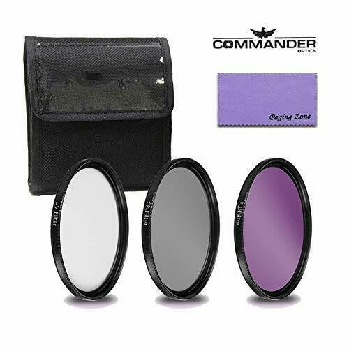 Commander Pro HD Series 58mm - 3 Piece (UV, FLD, CPL) Filter Kit ...