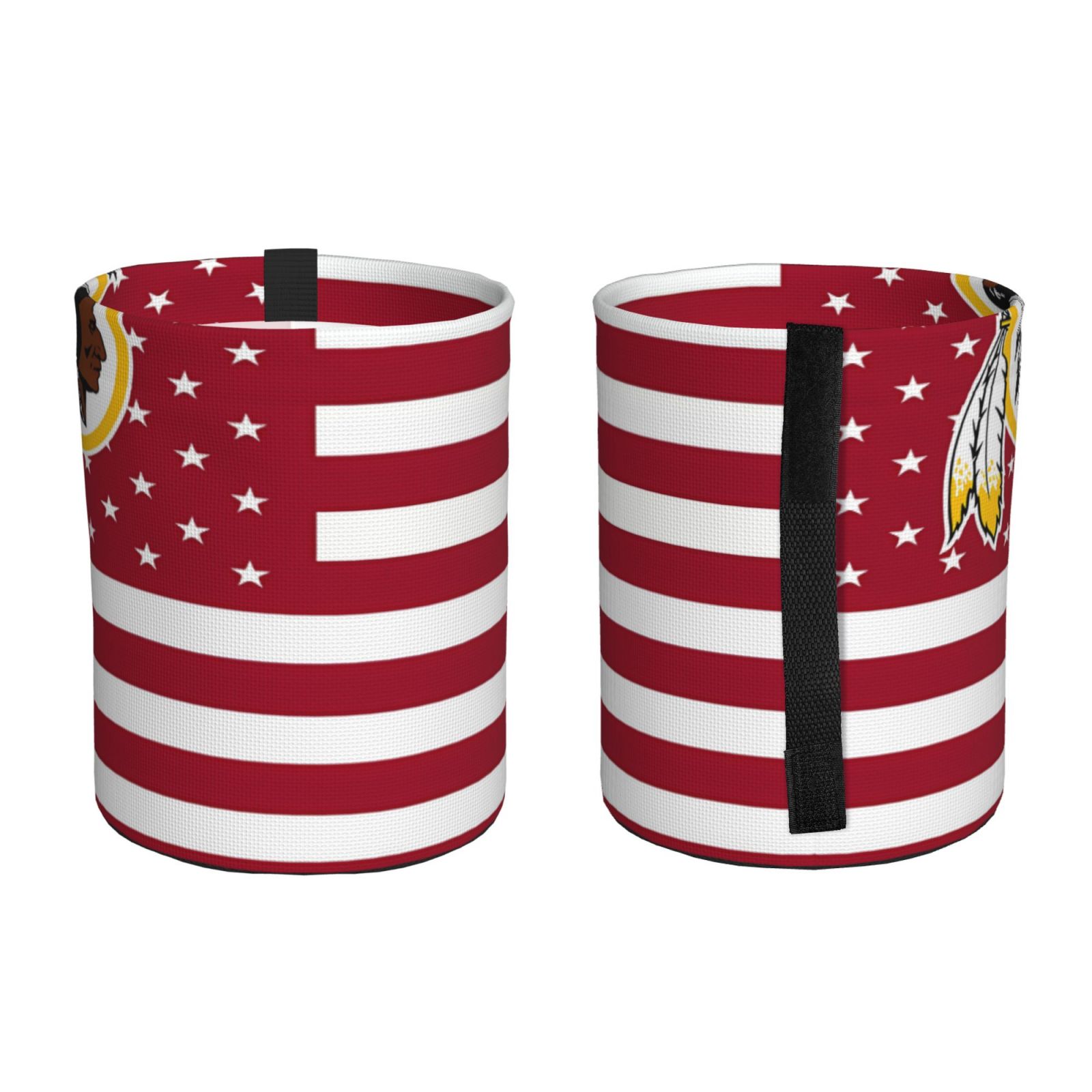 Commanders Car trash can with webbing, easy to install with Velcro, can ...