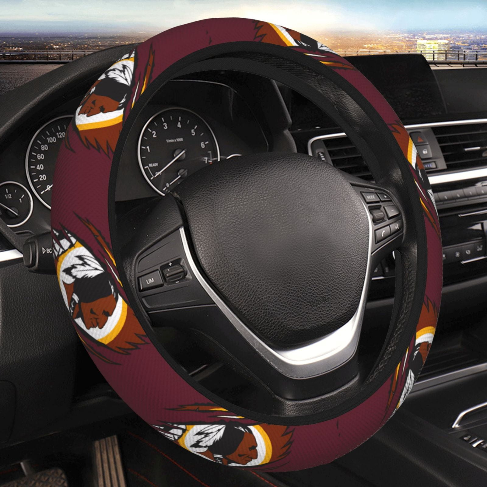 Commanders Football Car Steering Wheel Cover Protector Upgrade Thicken ...