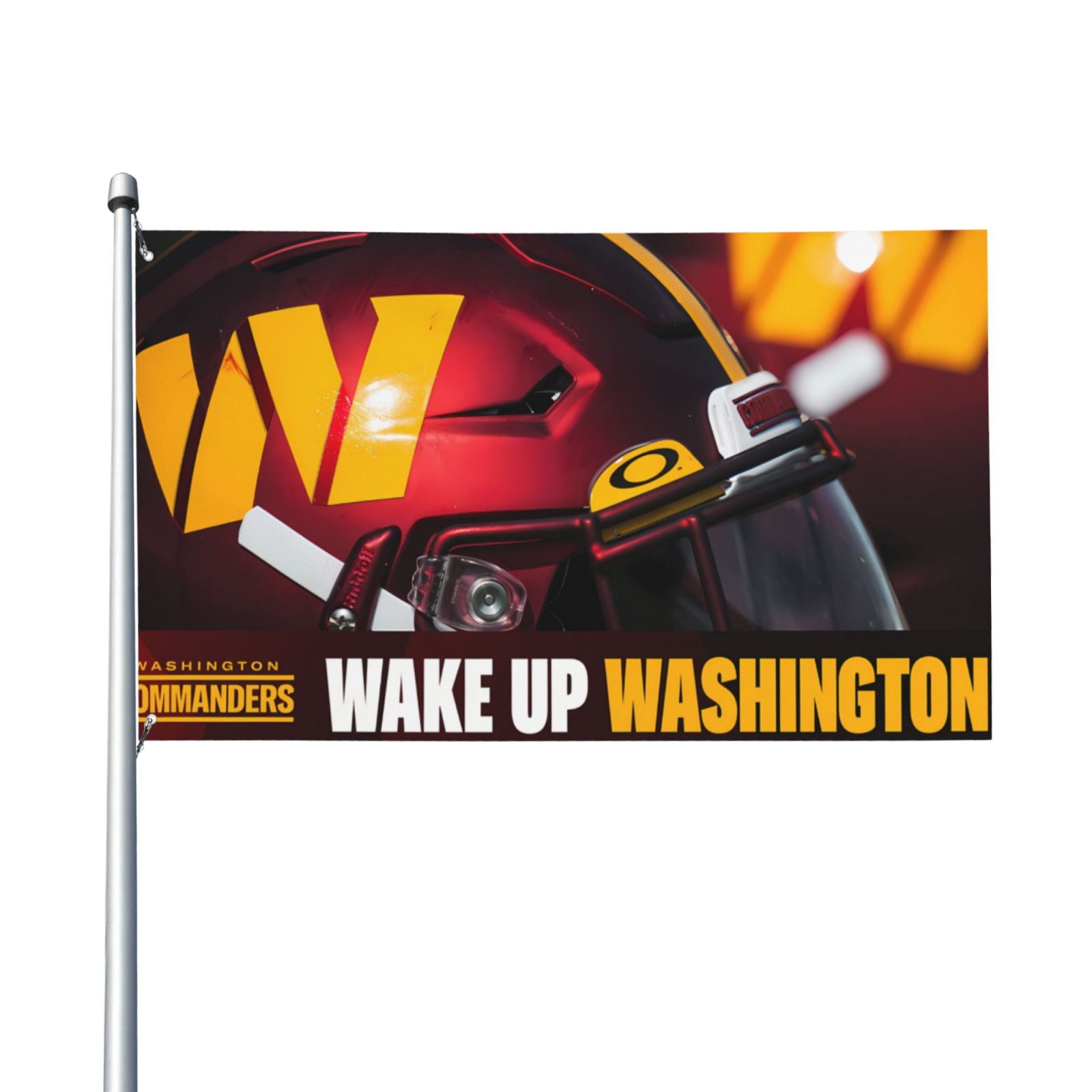 Commanders Football Fan 3x5 Ft Flags with 2 Grommets for Indoor Outdoor ...