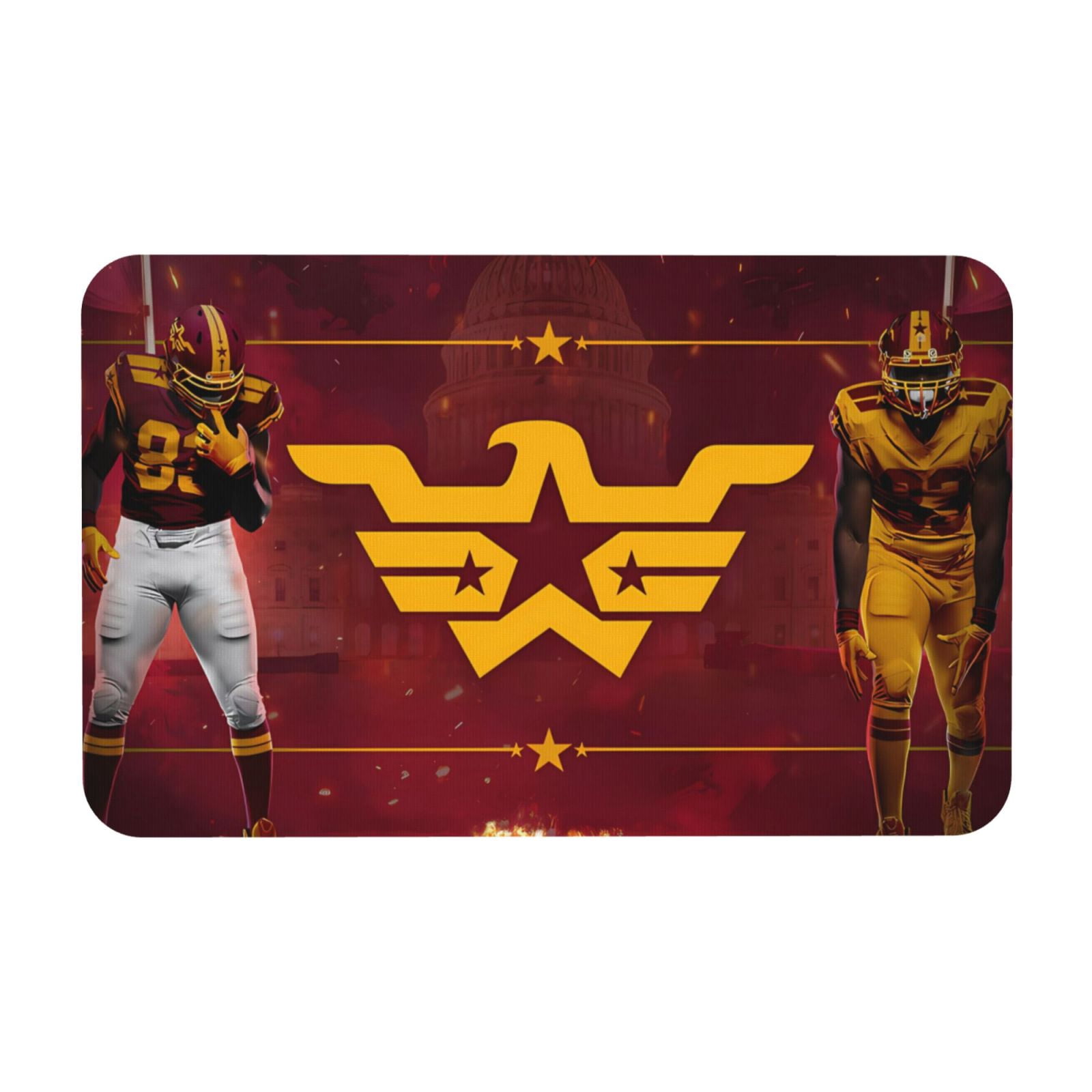 Commanders Football Team Custom Diatom Mud Bathroom Floor Mat Luxury ...