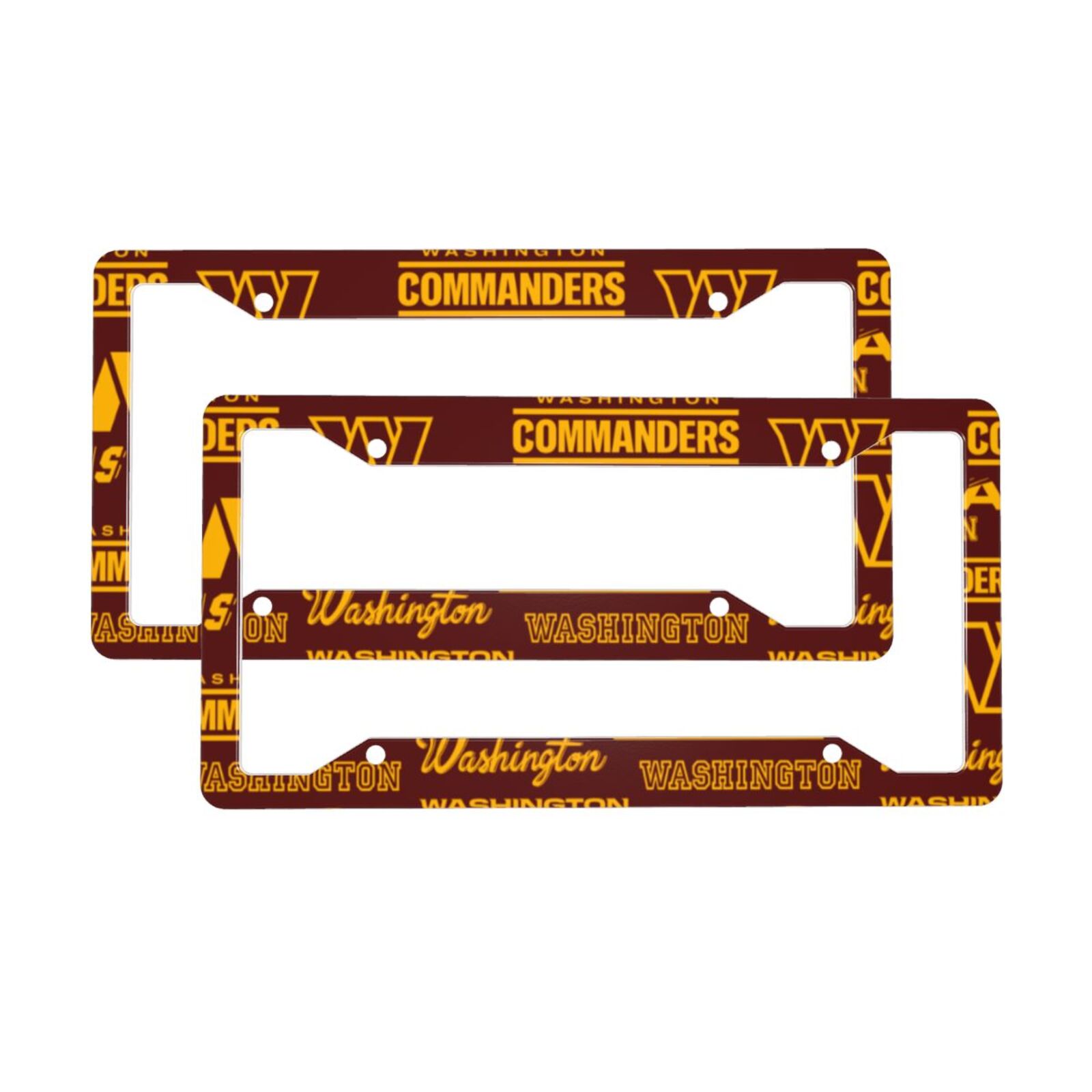 Commanders Football Team Customized Car License Plate Frame Car ...