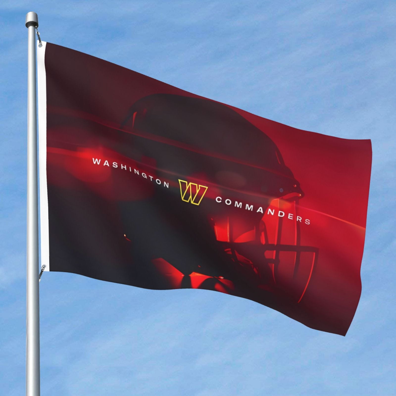 Commanders Football Team Double-Sided Flag 5x8ft, Garden Hanging Flag ...