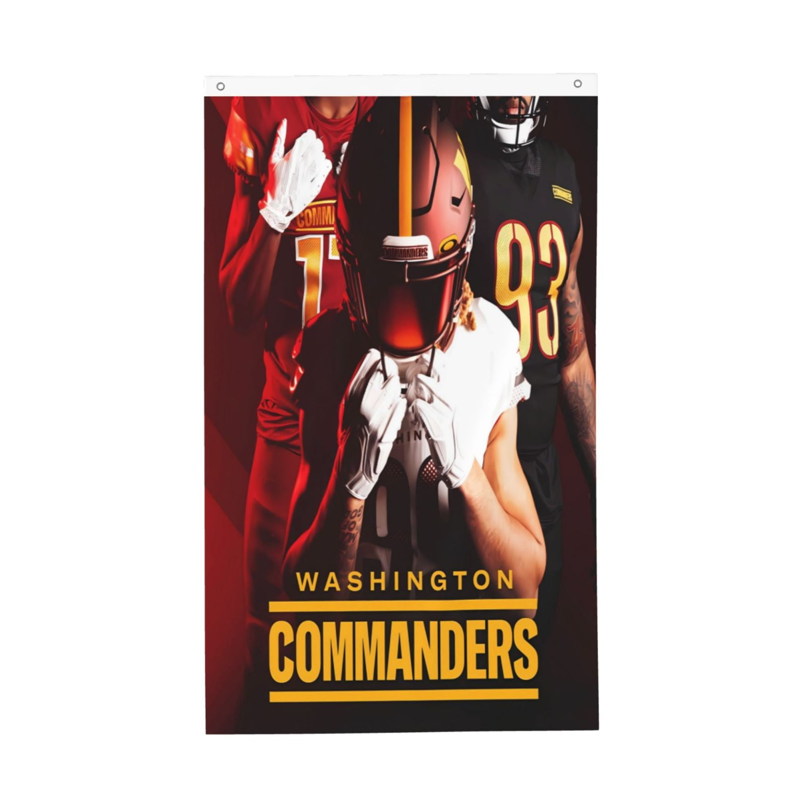 Commanders Football Team Double Sided Support Flag 3x5ft Flag ...