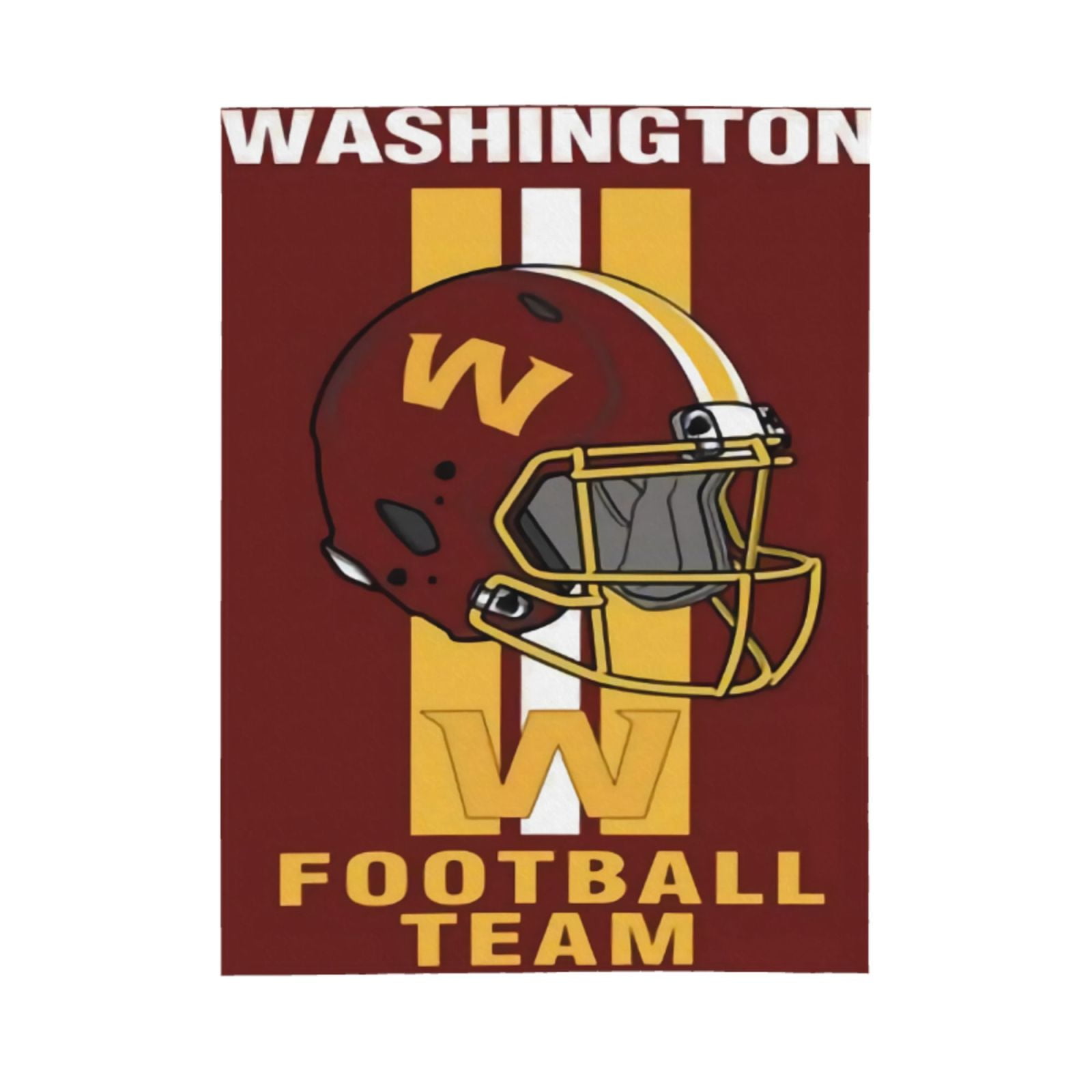 Commanders Football Team Flannel Blanket, Thickened and Super Soft ...