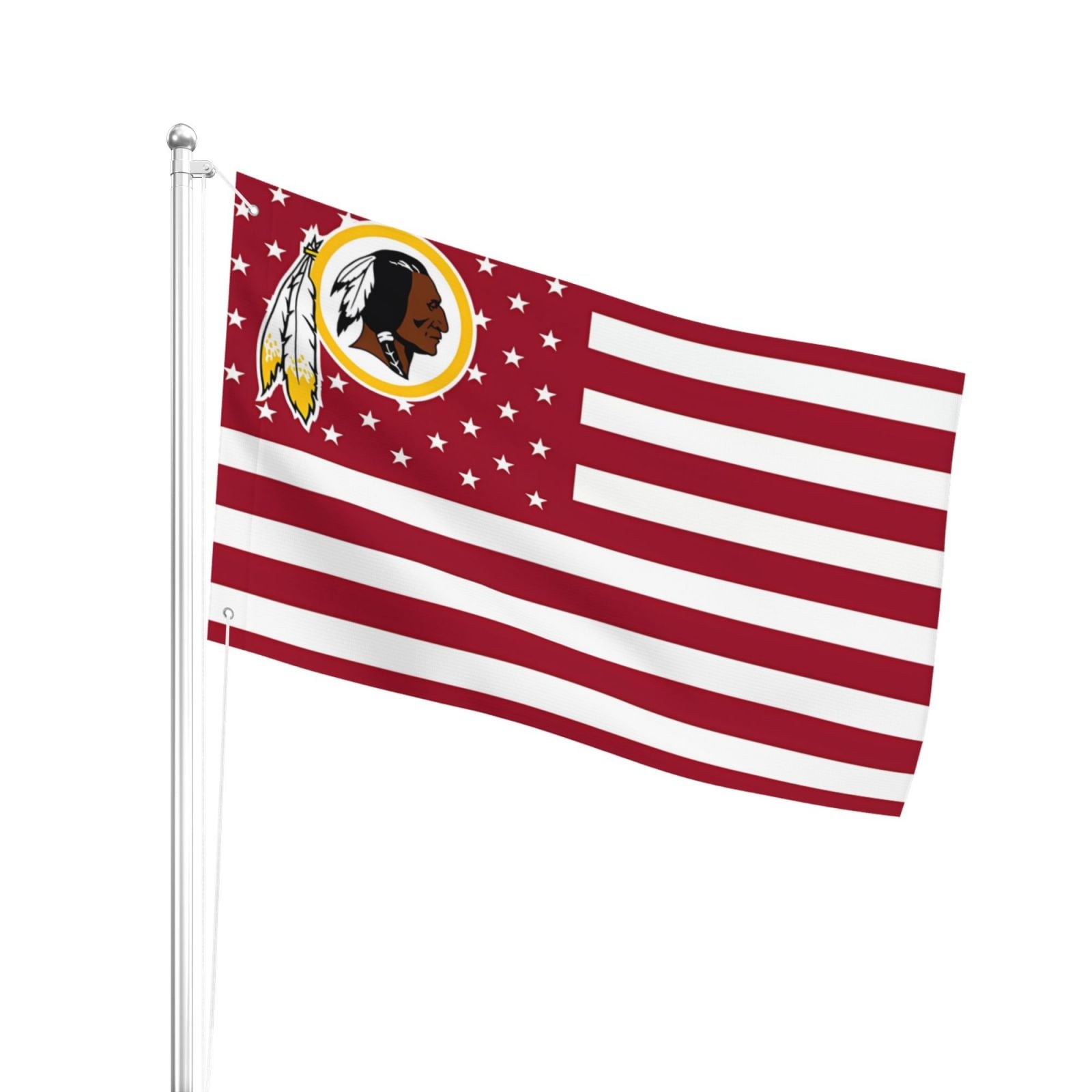 Commanders Football Team Graphic 3-Ply Double Sided Flag 2x3ft in ...