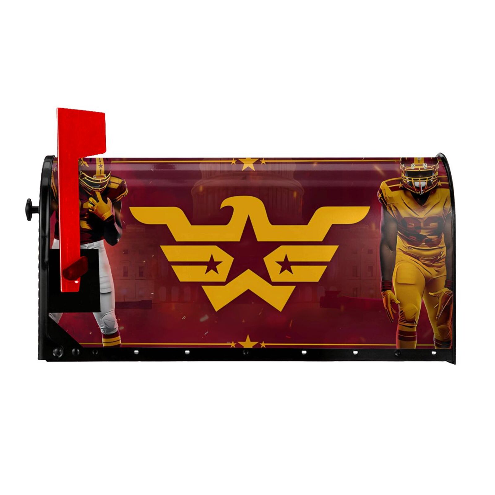 Commanders Football Team Pattern Mailbox Cover Magnetic Waterproof 21 ...