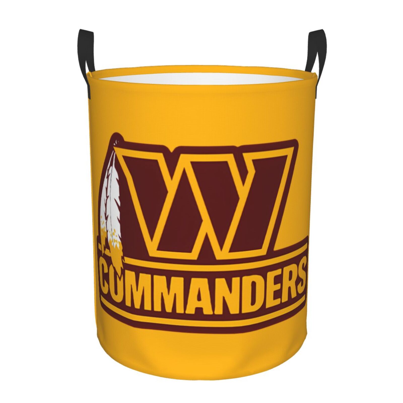 Commanders Football Team Round Single Layer Laundry Basket, Baby Round ...