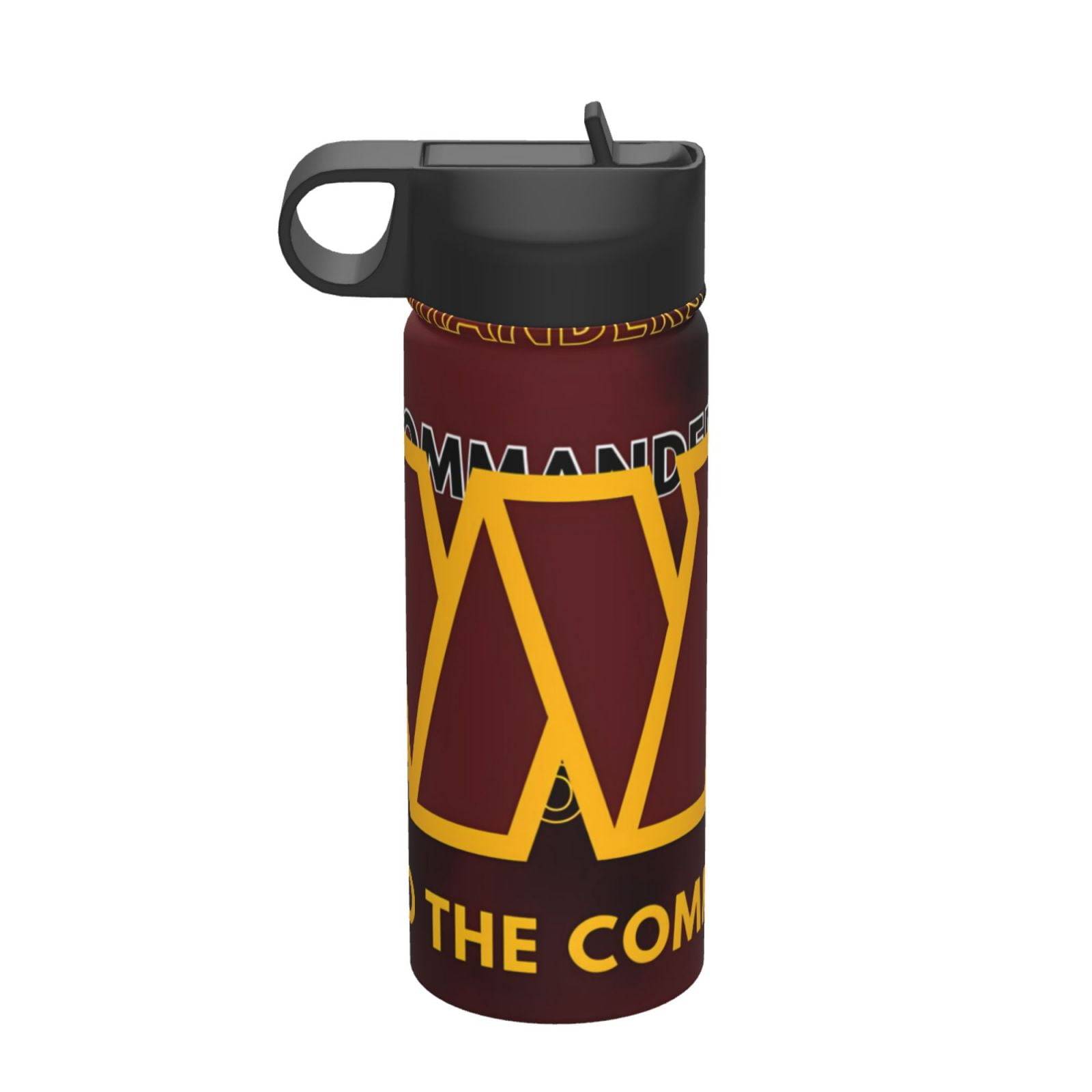Commanders Football Team Sports Insulated Water Bottle Stainless Steel ...