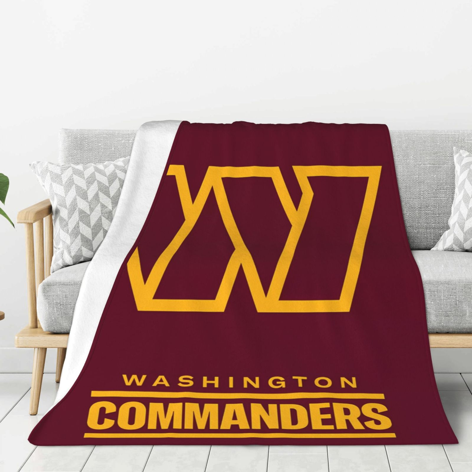 Commanders Football Team Ultra-soft Micro Fleece Blanket Skin-Friendly ...