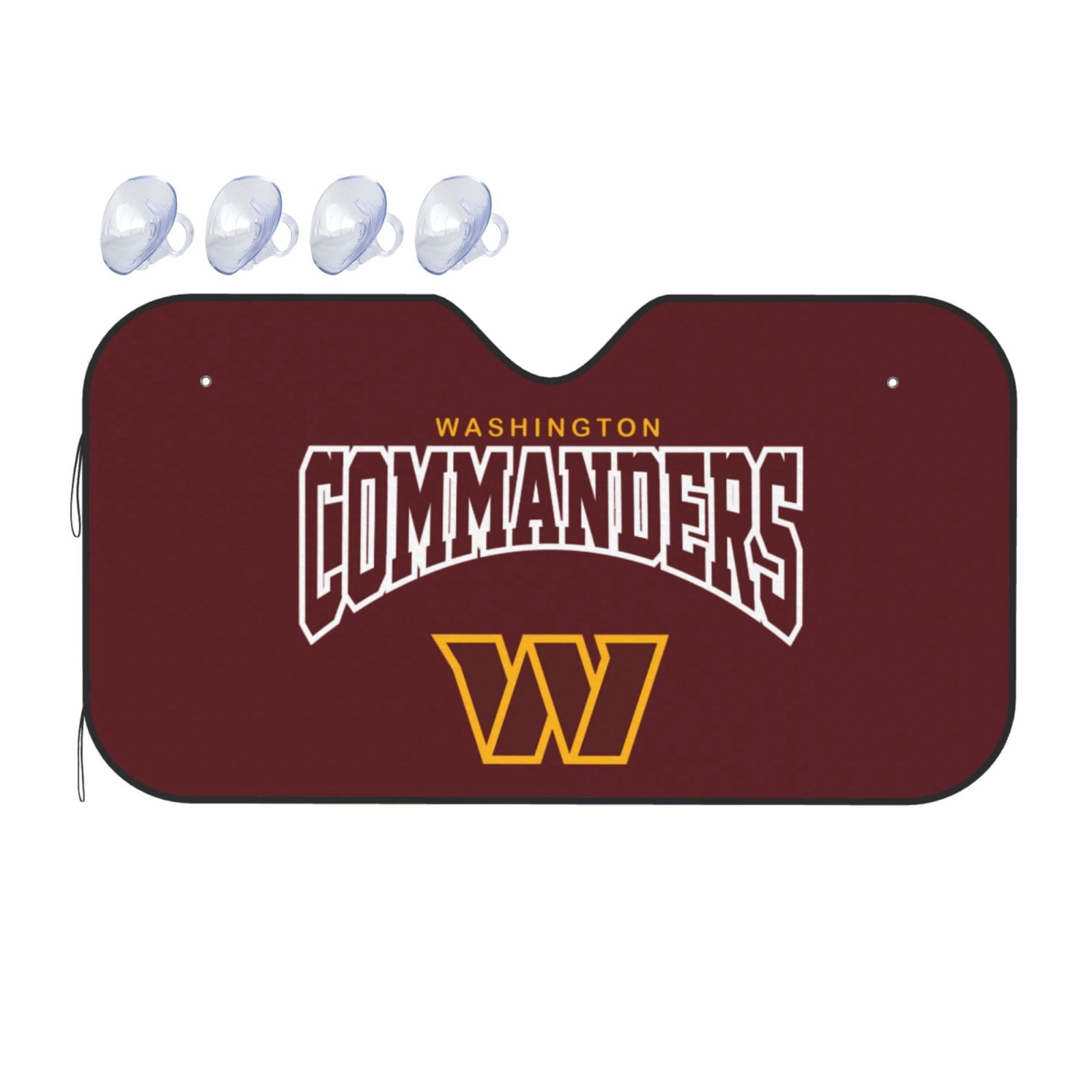 Commanders Football Windshield Sun Shade Umbrella for Car | Reflective ...
