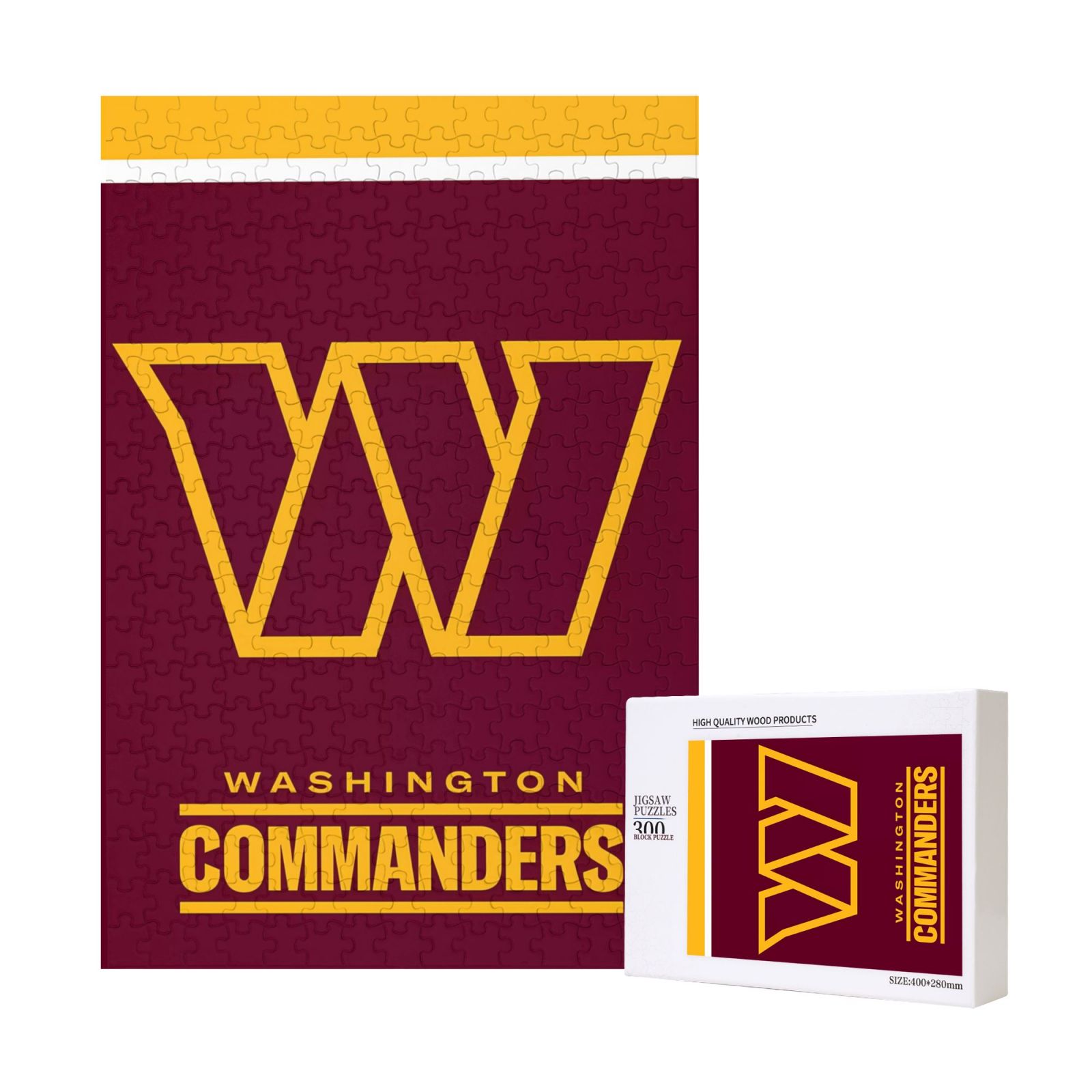 Commanders Football team 300 pieces environmentally friendly wooden ...