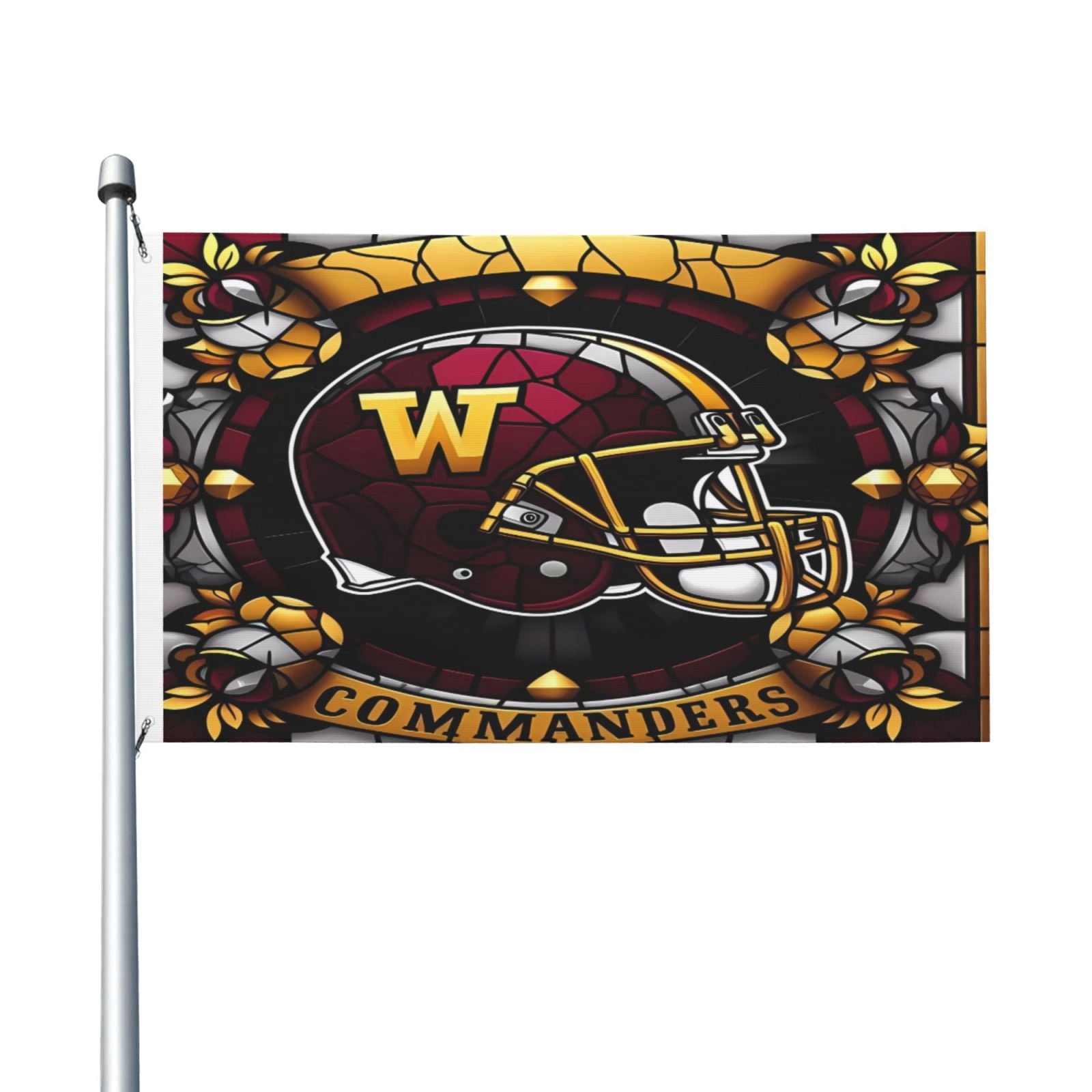 Commanders Football team double-sided flag 3x5FT, garden hanging flag ...
