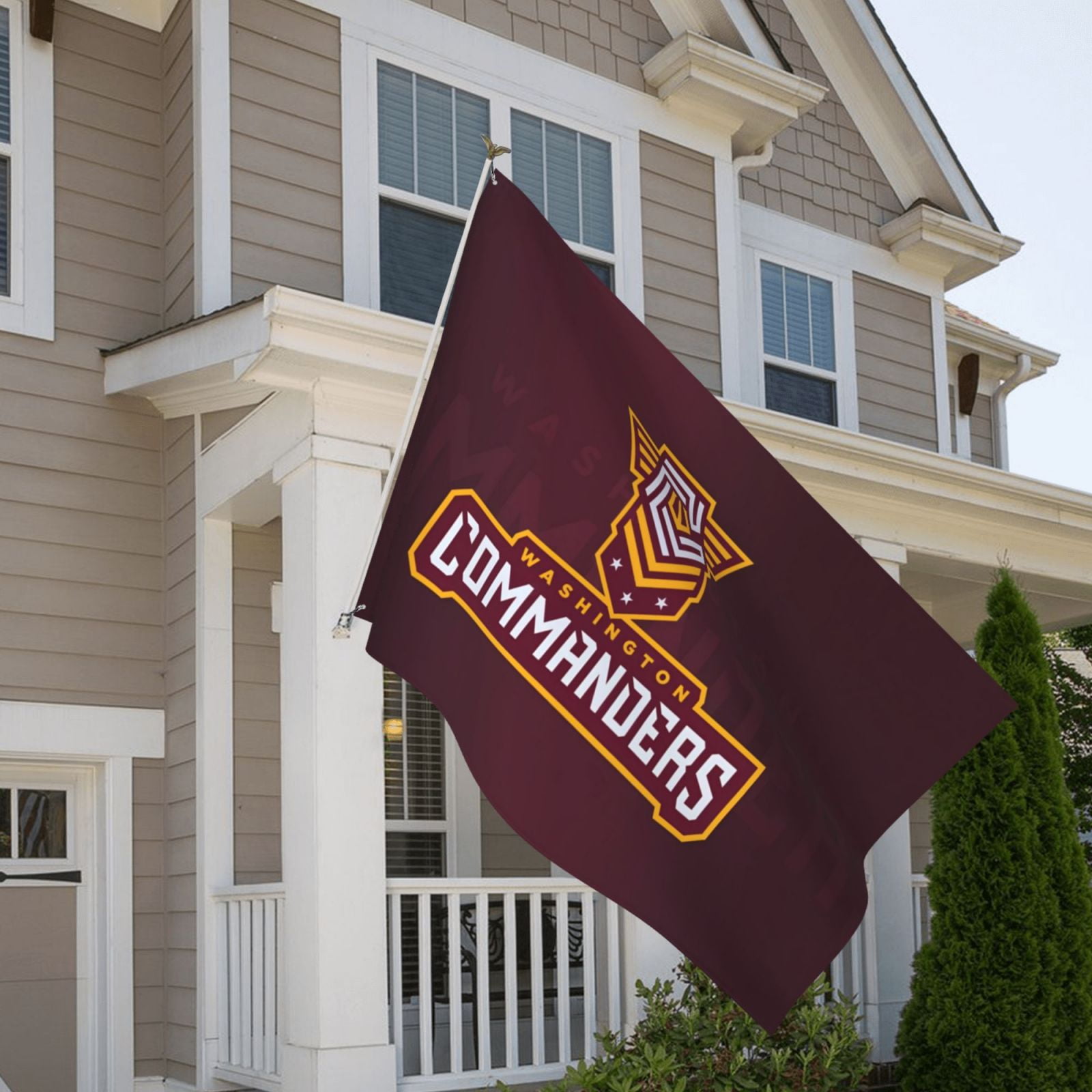 Commanders Outdoor 5x8ft Football Team Flag - Lightweight, durable ...