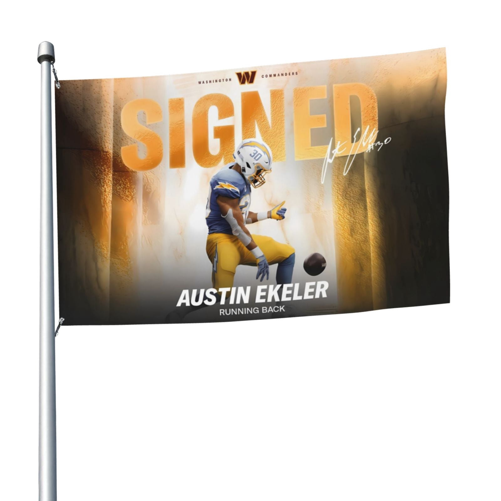 Commanders Professional Football Team Flag 5x8ft Garden Flag Soccer ...