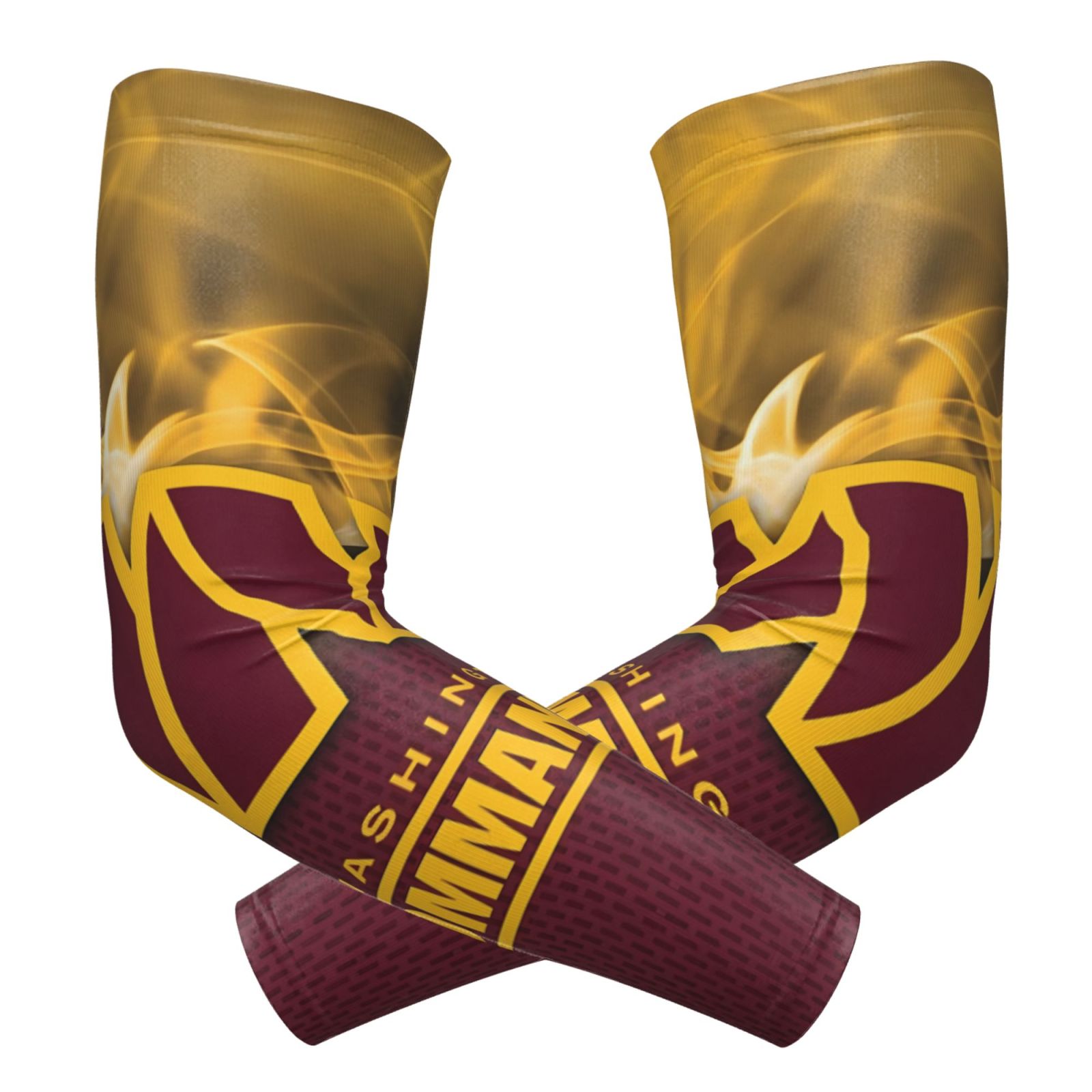 Commanders_Redskins 2 Pcs UV Sun Protection Arm Sleeves Cooling Long ...