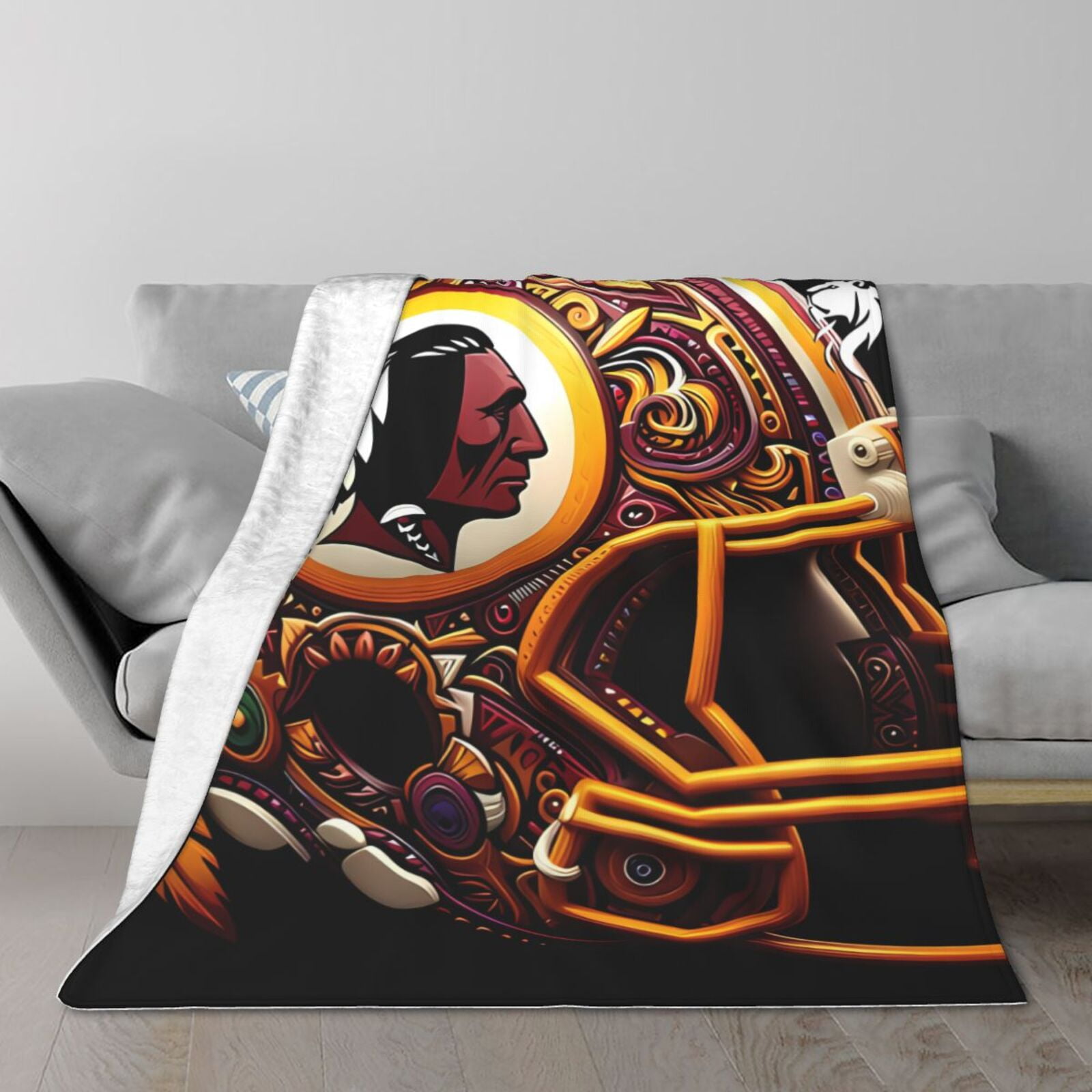 Commanders_Redskins Blanket Soft Lightweight Blankets for Couch Air ...