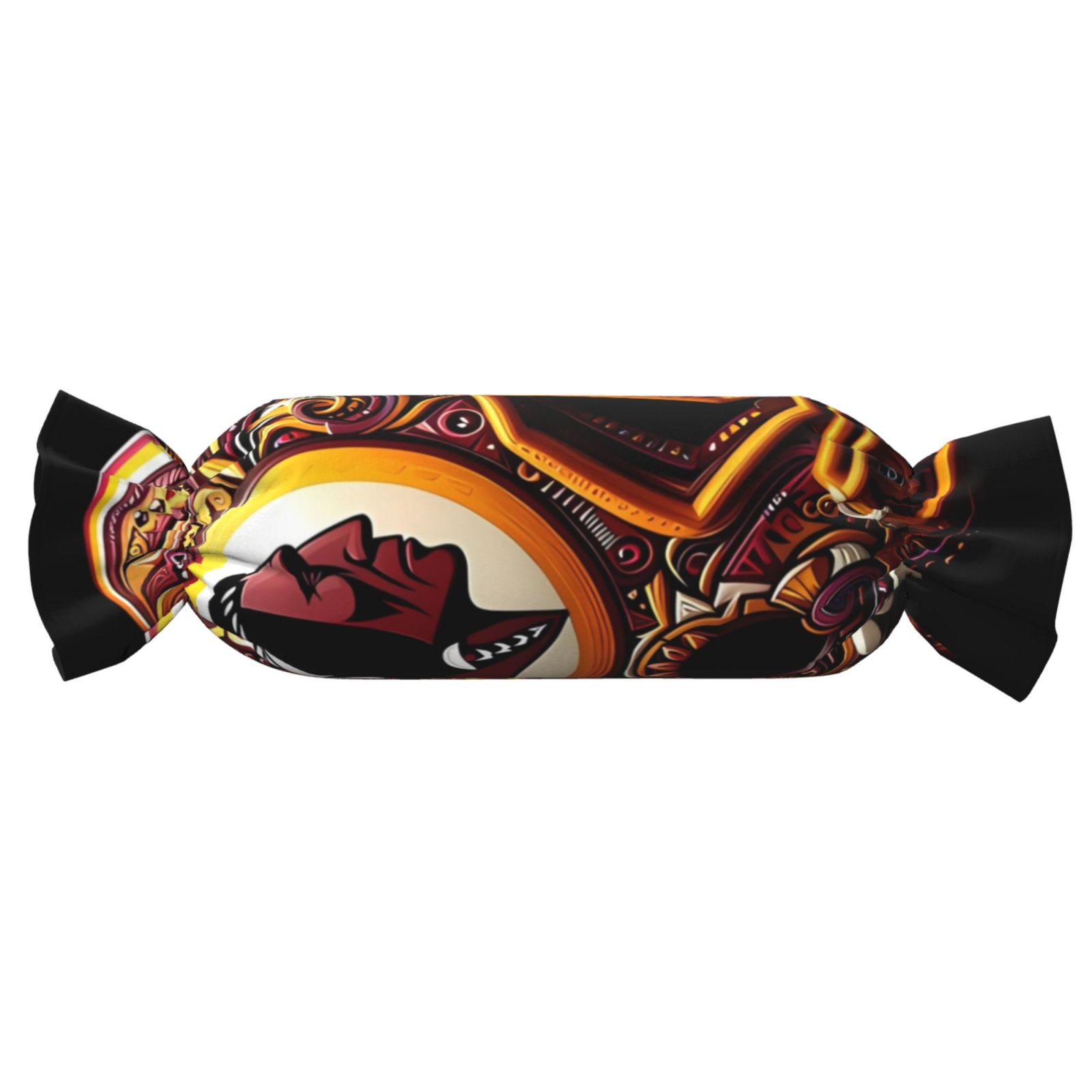 Commanders_Redskins Candy Cylindrical Pillow With Pillow Core Soft ...