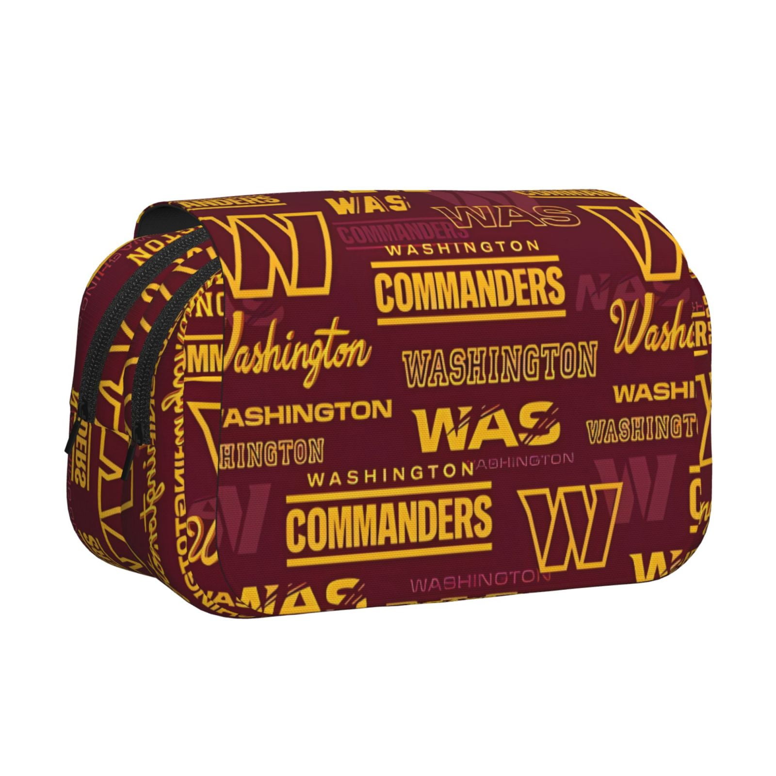 Commanders_Redskins Double Clamshell Pen Case Double Layer Pencil Case ...