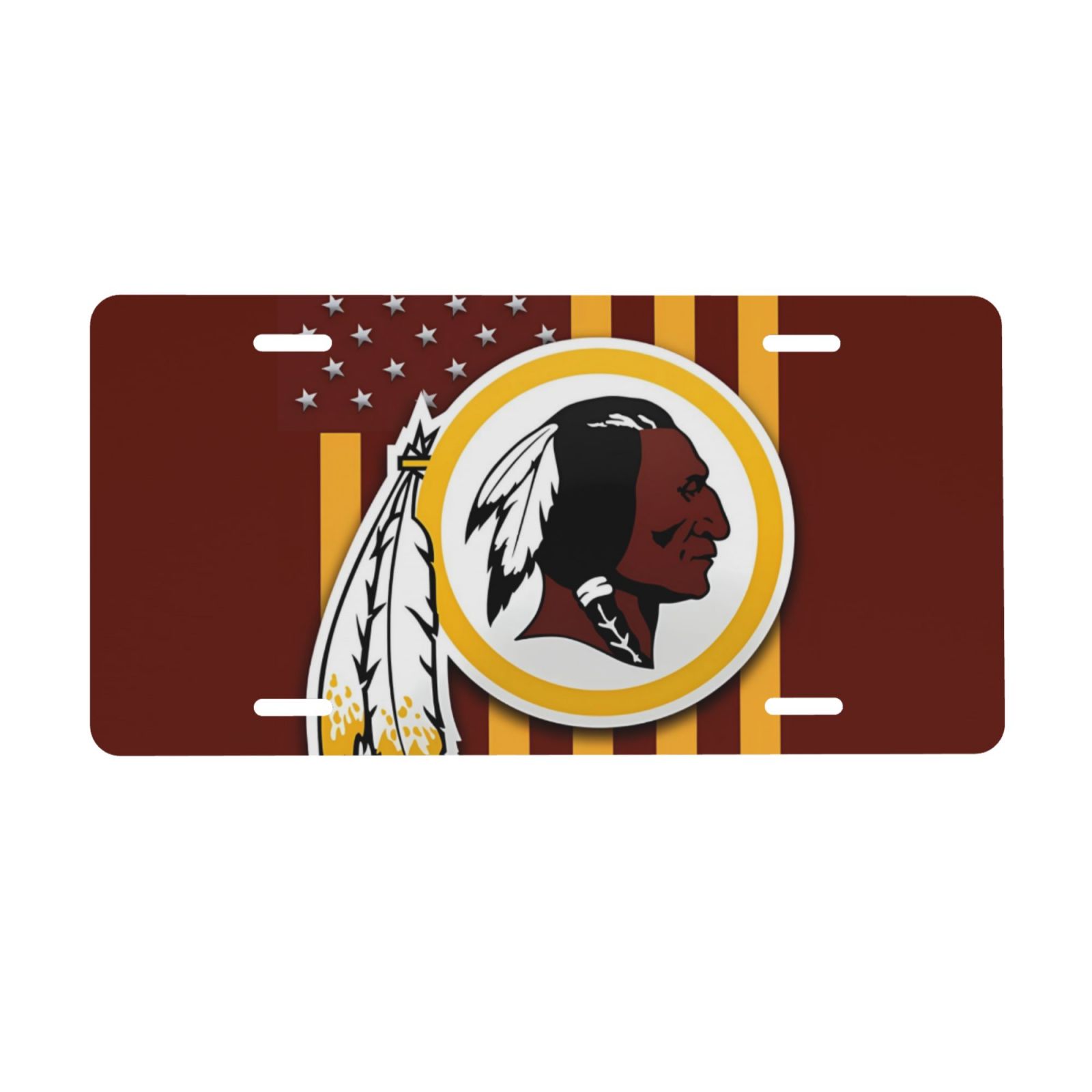 Commanders_Redskins License Plate Thickened Aluminum Car Front Frames ...