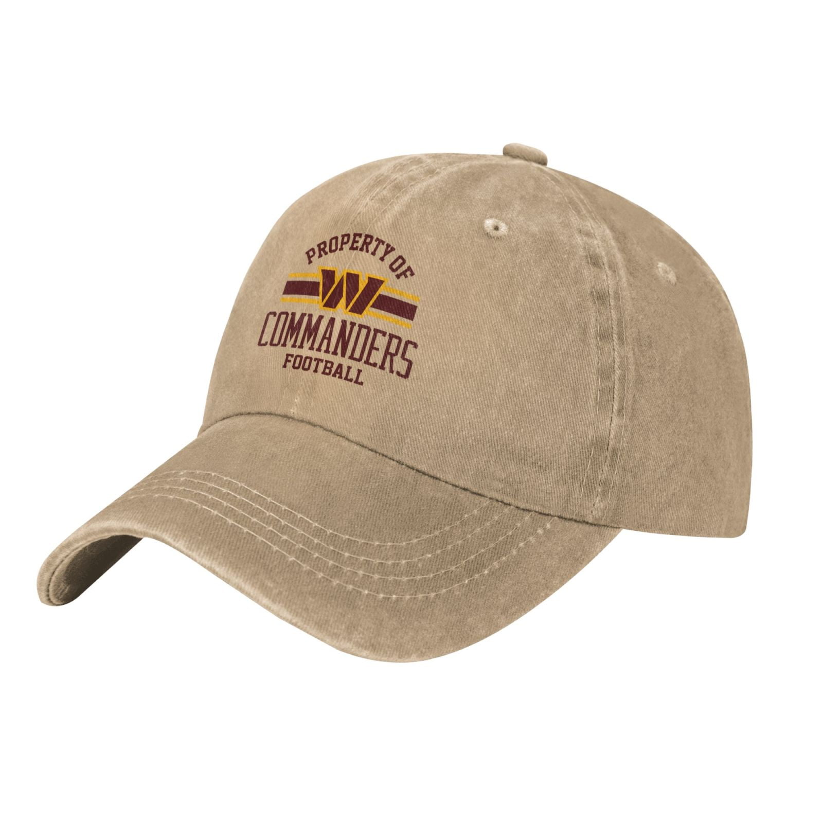 Commanders_Redskins Men's Solid Cotton Twill Baseball Cap Baseball Cap ...