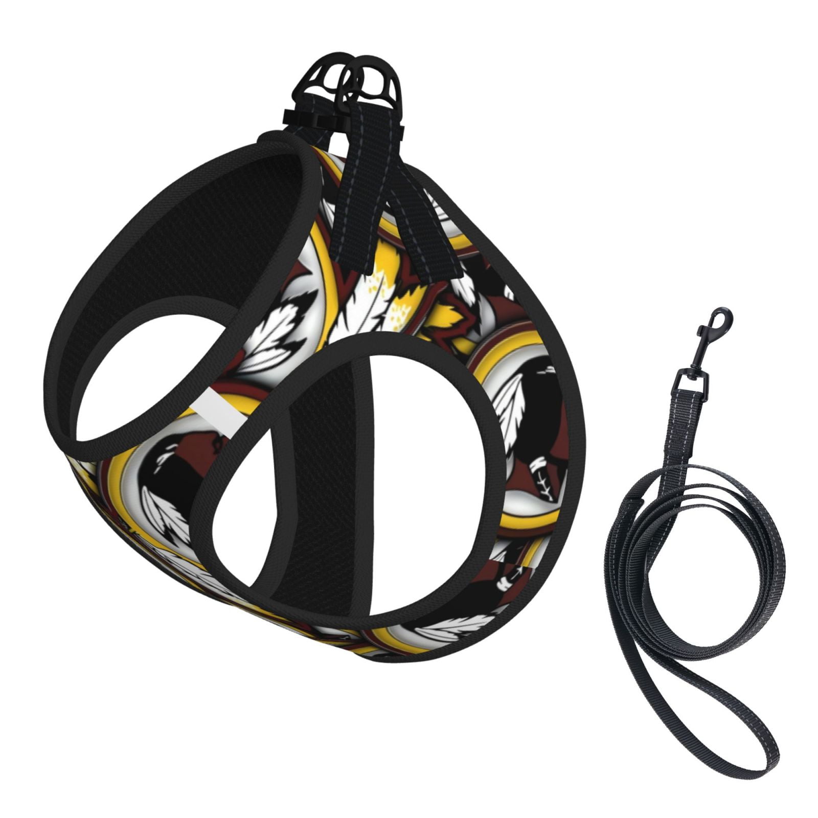 Redskinss Small-Scale Dog Harness Soft Breathable Mesh Pet Football ...