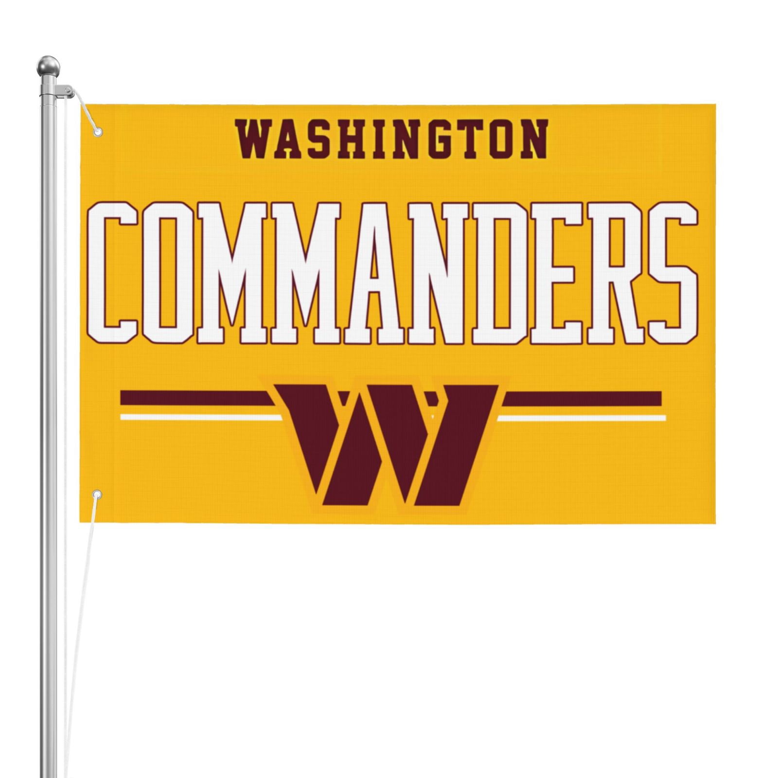 Commanders_Redskinss Three Layer personalized Double Sided Flag ...