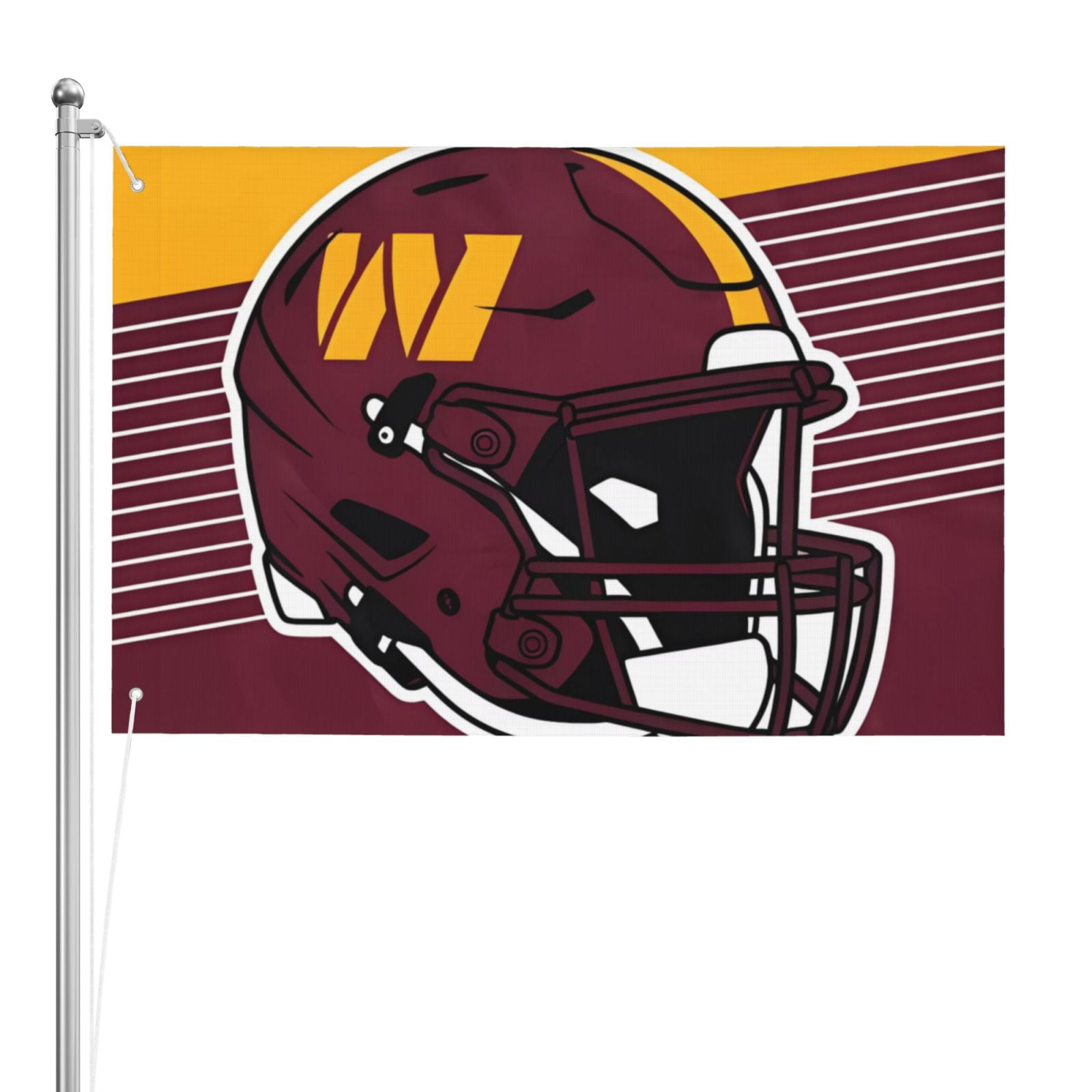 Commanders_Redskinss Three Layer personalized Double Sided Flag ...