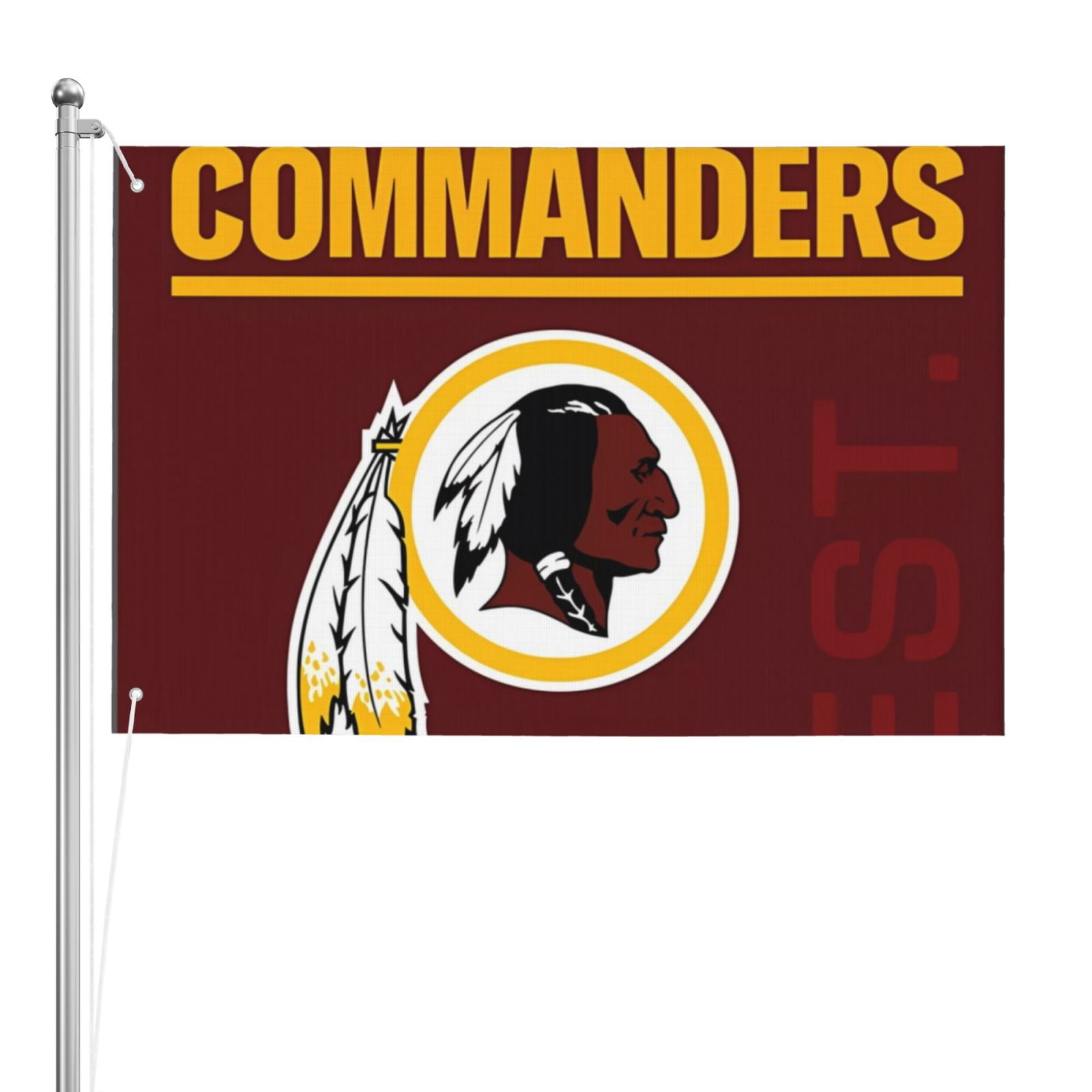 Commanders_Redskinss Three Layer personalized Double Sided Flag ...