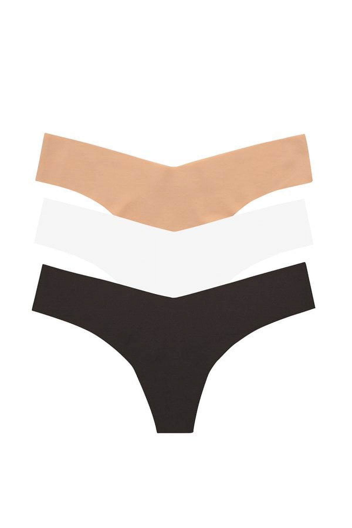 Commando Classic Underwear Women's Small Black Stretch Thong (3-Pack) JDM1598 - Walmart.com