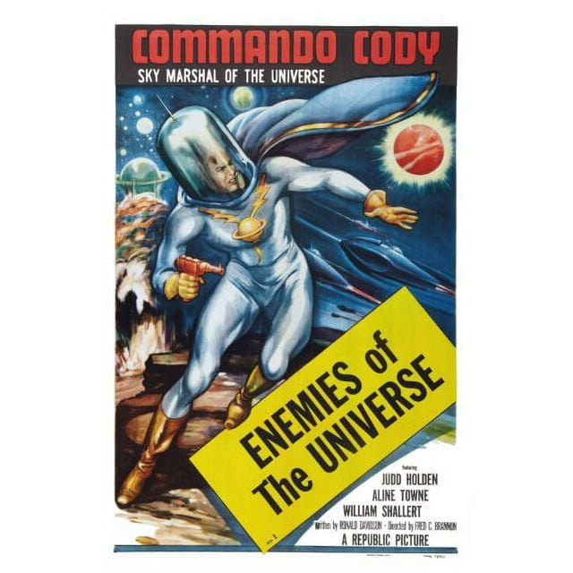 Commando Cody Movie poster Metal Sign 8inx 12in Metal Art Print 8x12 ...