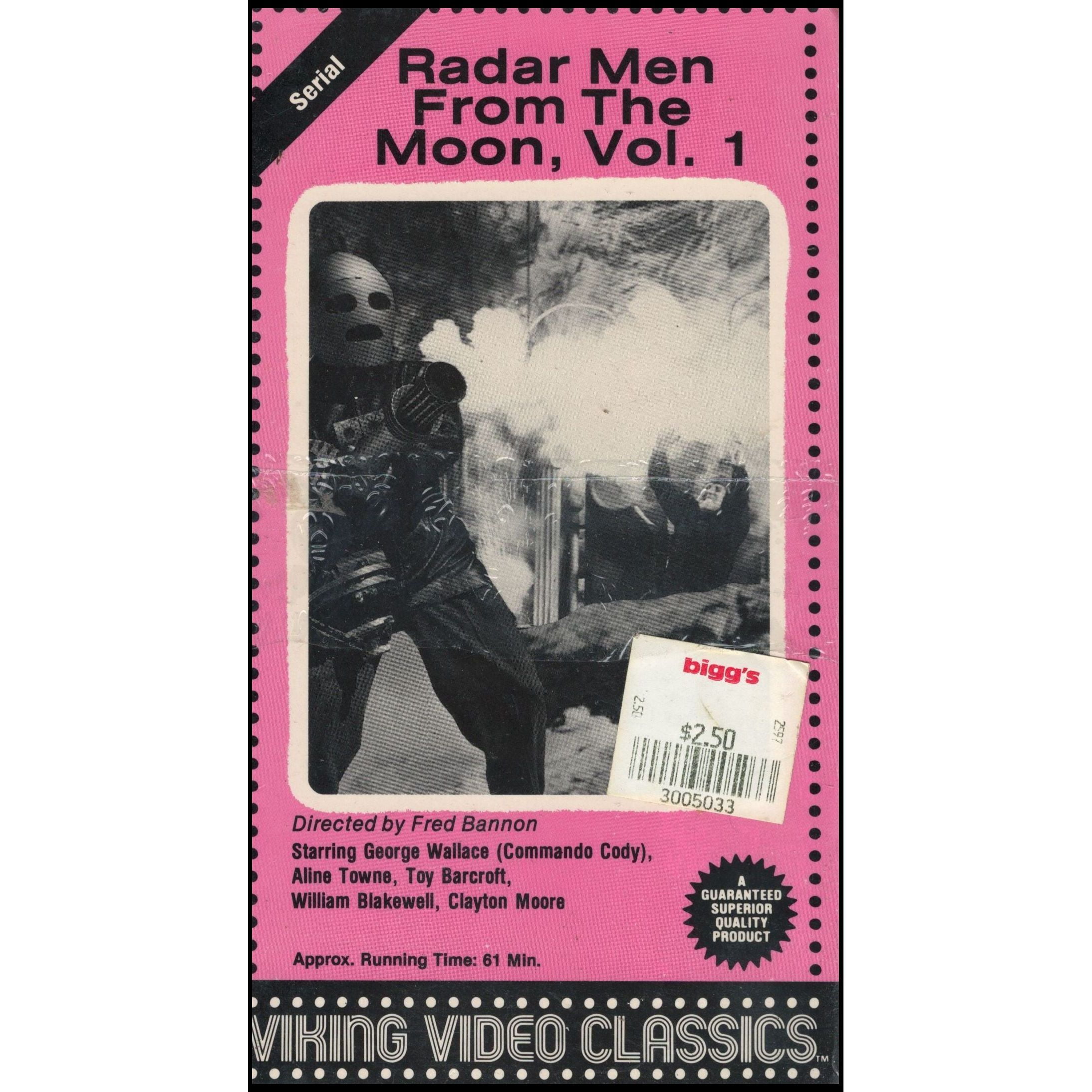 Commando Cody Radar Men From the Moon Volume 1 (VHS Tape) - Walmart.com