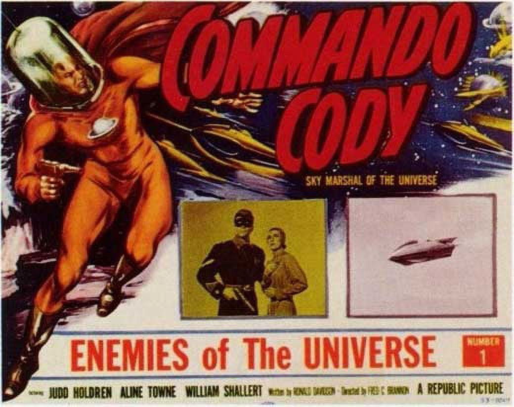 Commando Cody - movie POSTER (Style A) (11" x 14") (1953) - Walmart.com