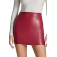 Commando Faux Leather Micro-Mini Skirt SK05 - Walmart.com