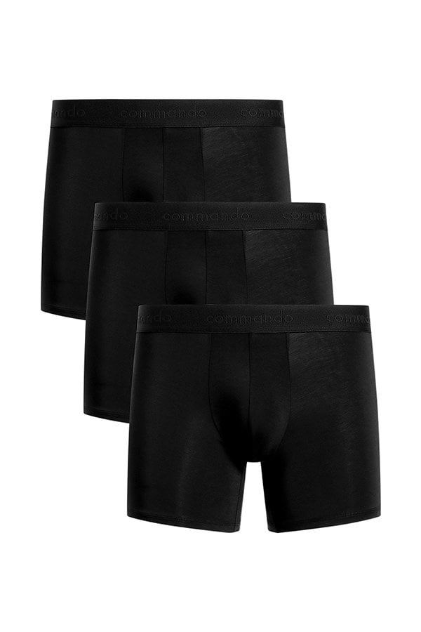 Commando Men's Essential Micro Modal Modern Fit Boxer Brief, 3-Pack ...