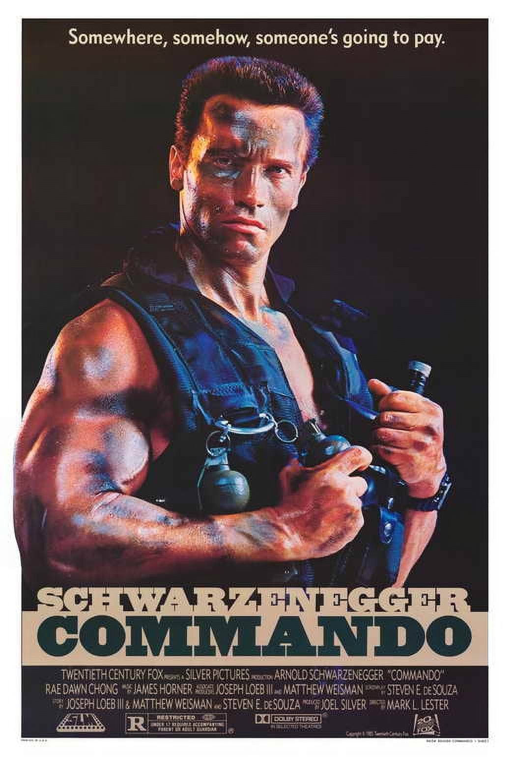 Commando Movie POSTER 27" x 40" Style A - Walmart.com