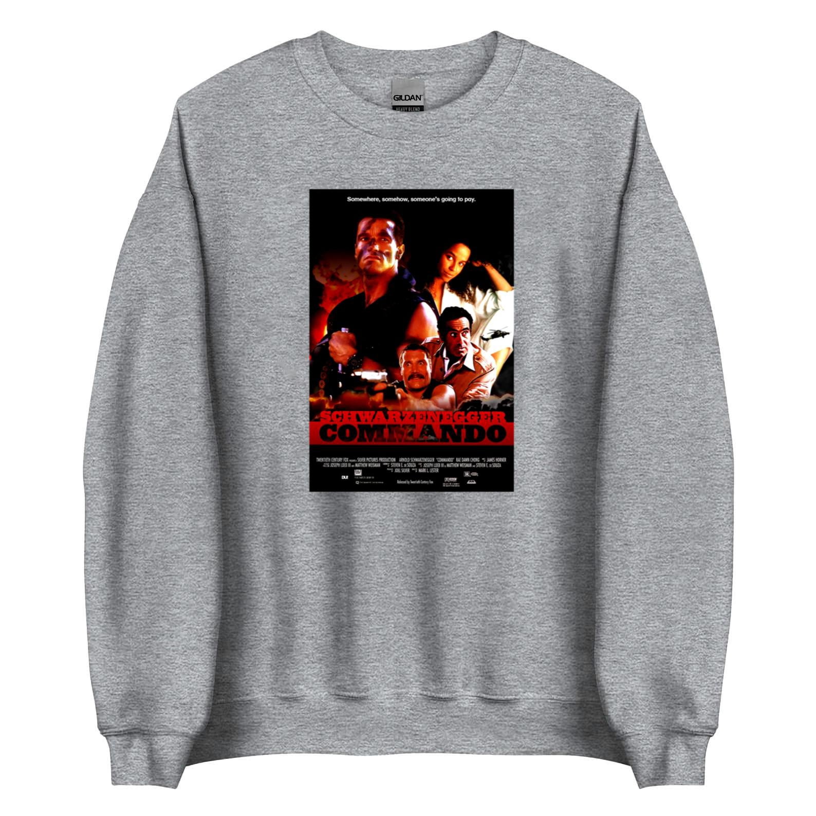 Commando - Movie Poster Inspired Unisex Black T-Shirt-TH40718 - Walmart.com