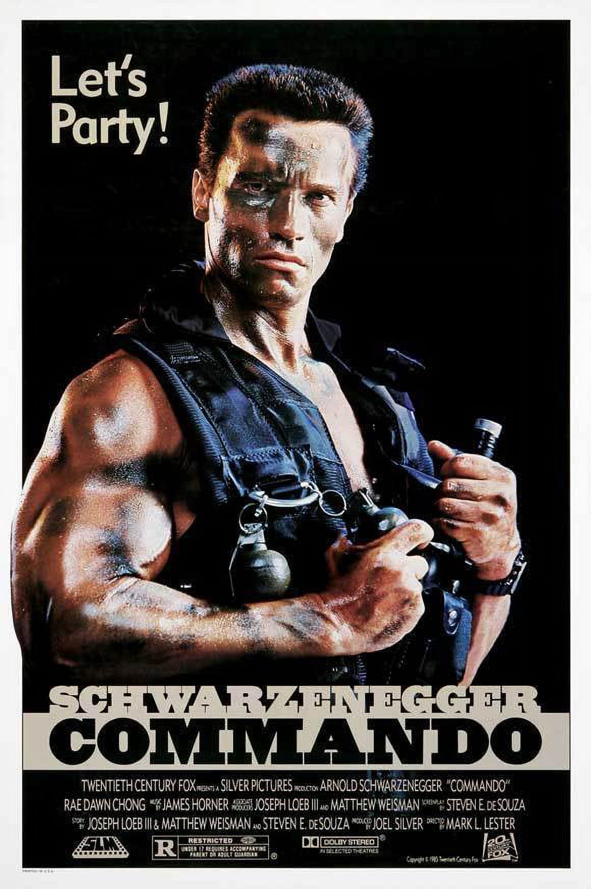 Commando POSTER (27x40) (1985) (Style C) - Walmart.com