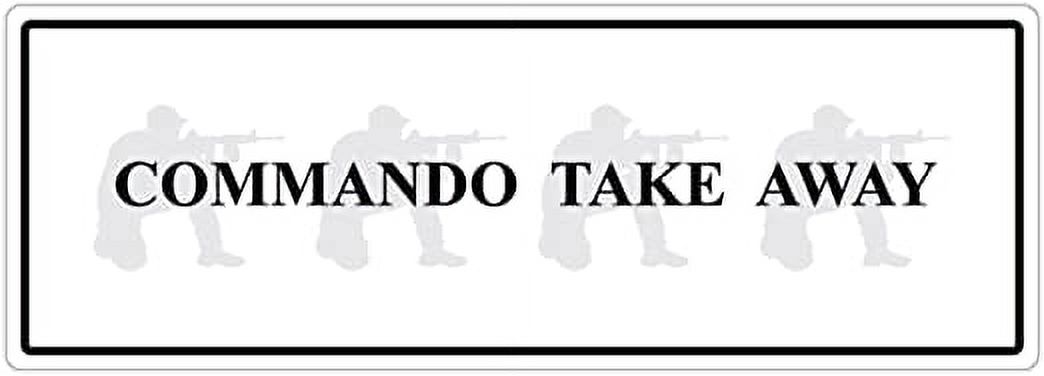 Commando Take Away - Air Support Air Craft - Die Cut ((Reflective)) 3M ...