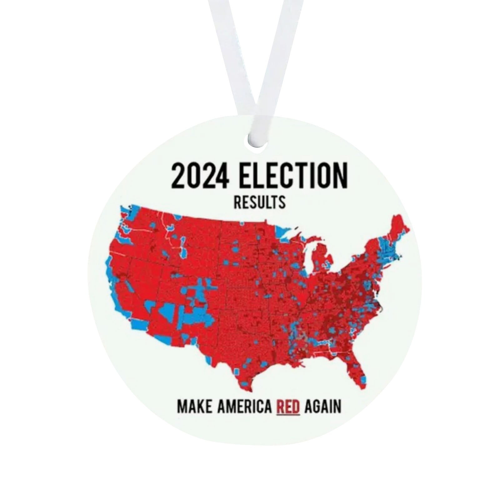 Commemorative 2024 US Election Ornament, Personalized Acrylic US State ...