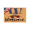 Commemorative 250th Anniversary Independence Day Welcome Mat with ...