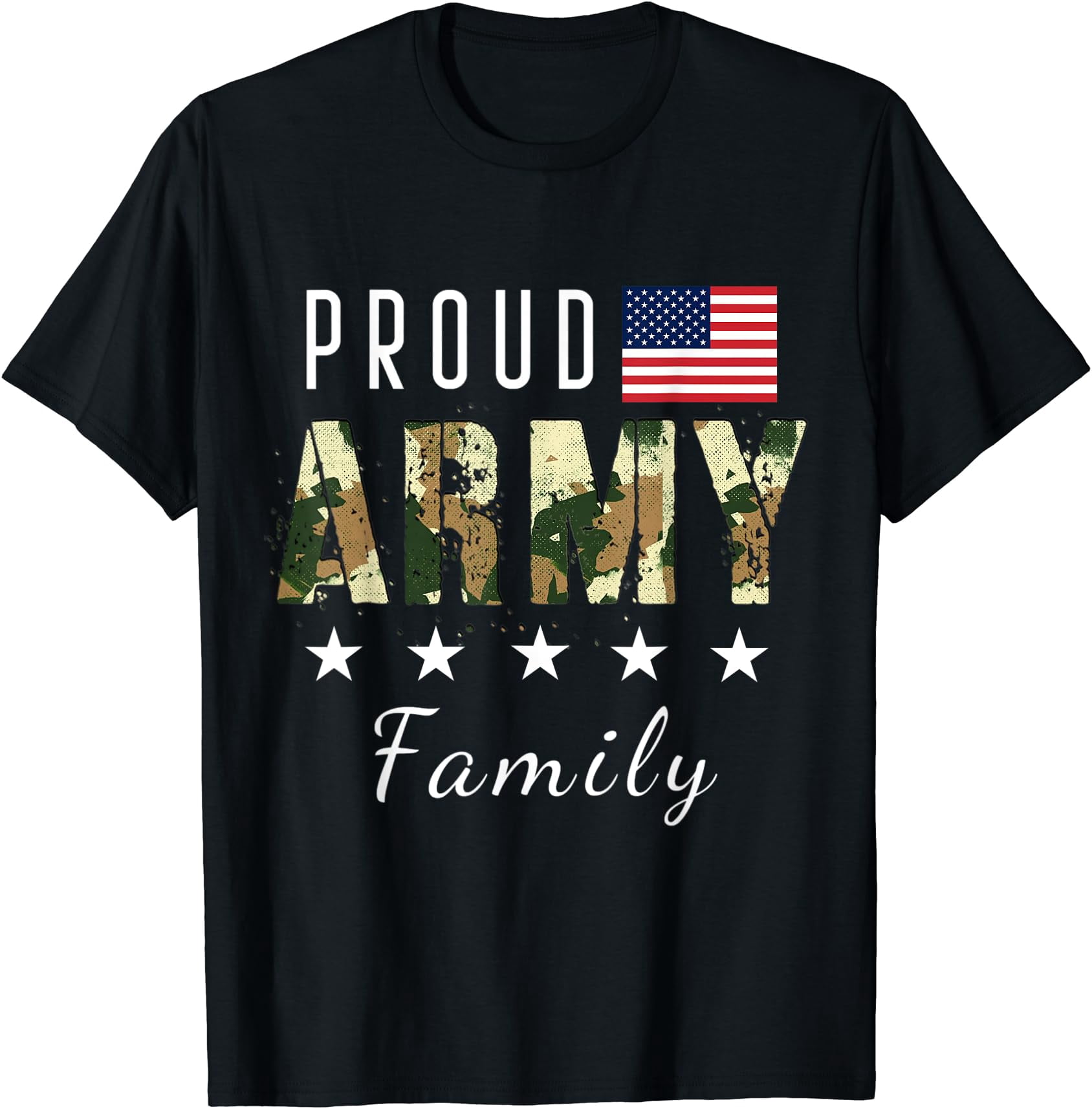 Commemorative Proud Army Family Graduation T-Shirt Gift for Military ...