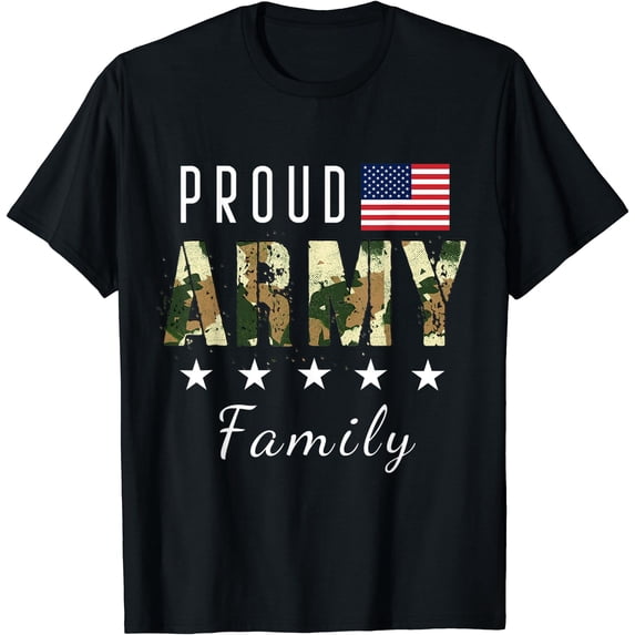 Commemorative Proud Army Family Graduation T-Shirt Gift for Military ...