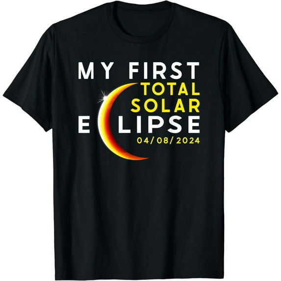 Commemorative Total Solar Eclipse Graphic T-Shirt Soft Cotton Blend ...
